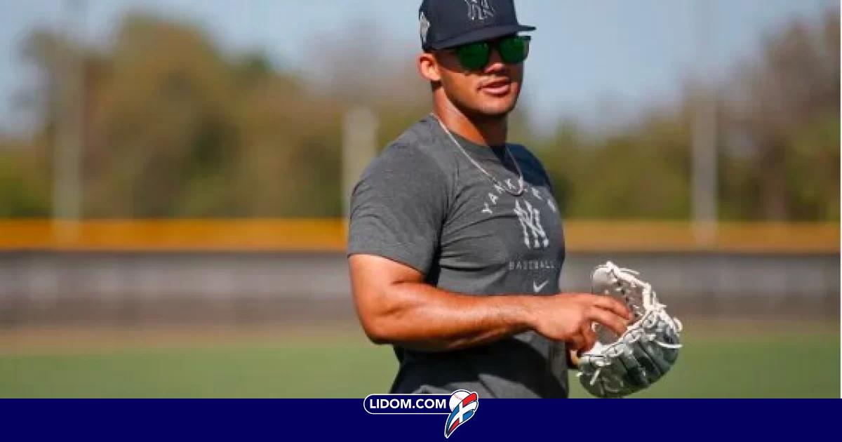 Jasson Domínguez lanza a 60 yardas; Contento de jugar junto a Juan Soto ...