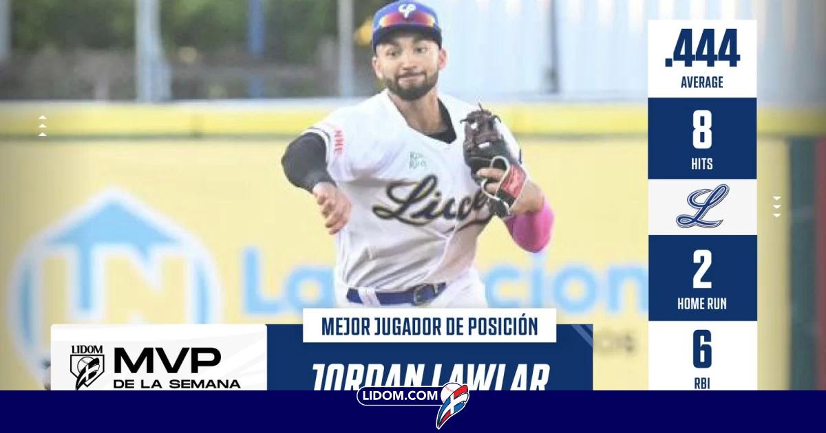 Jordan Lawlar y Enny Romero los jugadores MVP de la Semana | Lidom