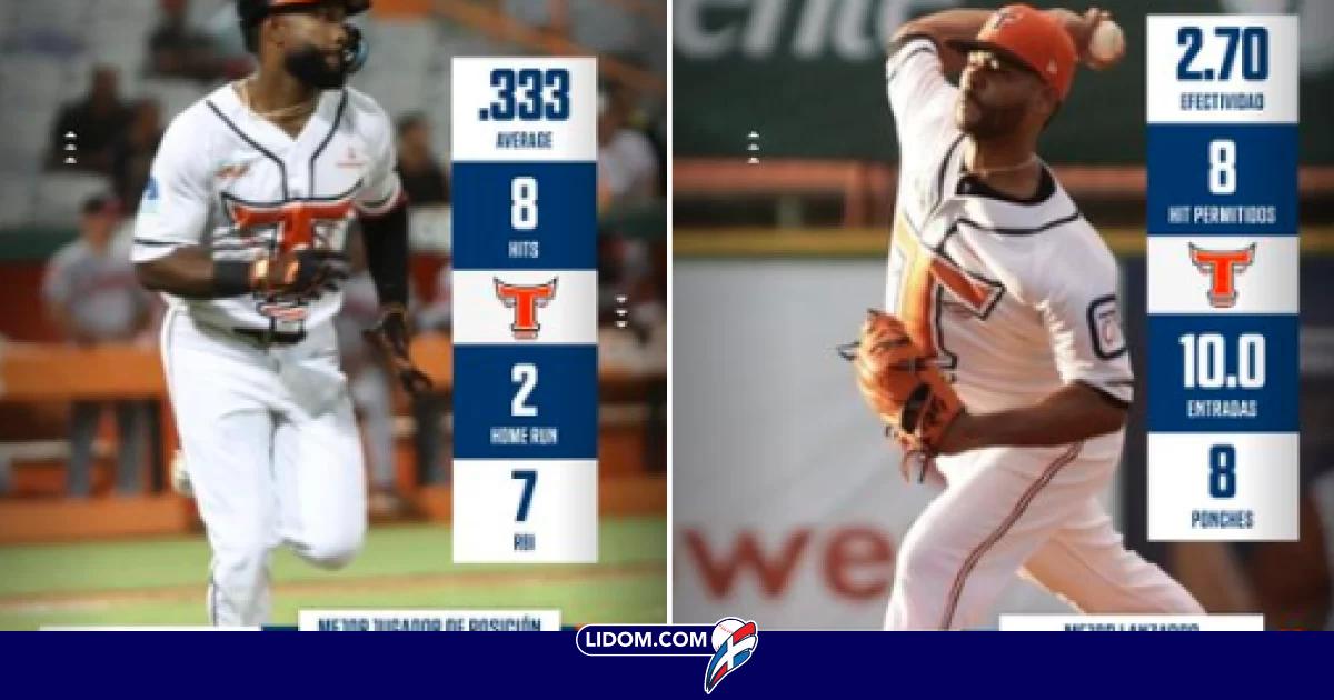 Sandro Fabián y Esmil Rogers elegidos como los MVP de la 5ta semana | Lidom