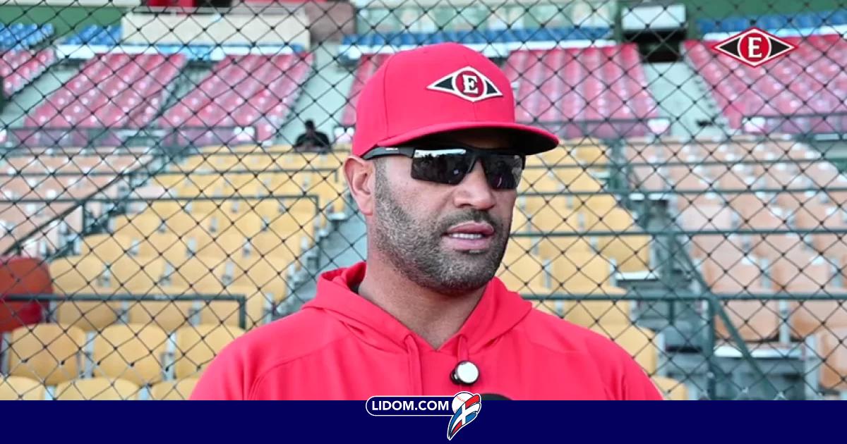 Albert Pujols: “El enfoque es tratar de ganar un partido a la vez” | Lidom