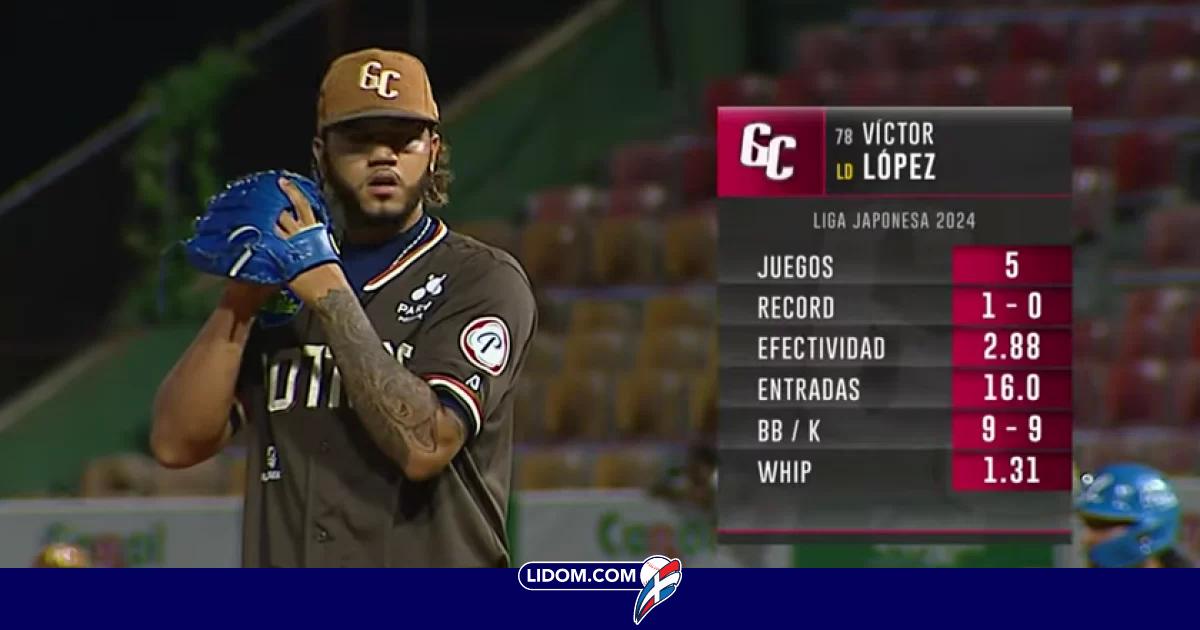 Víctor López, debut 25 de los Gigantes este invierno | Lidom