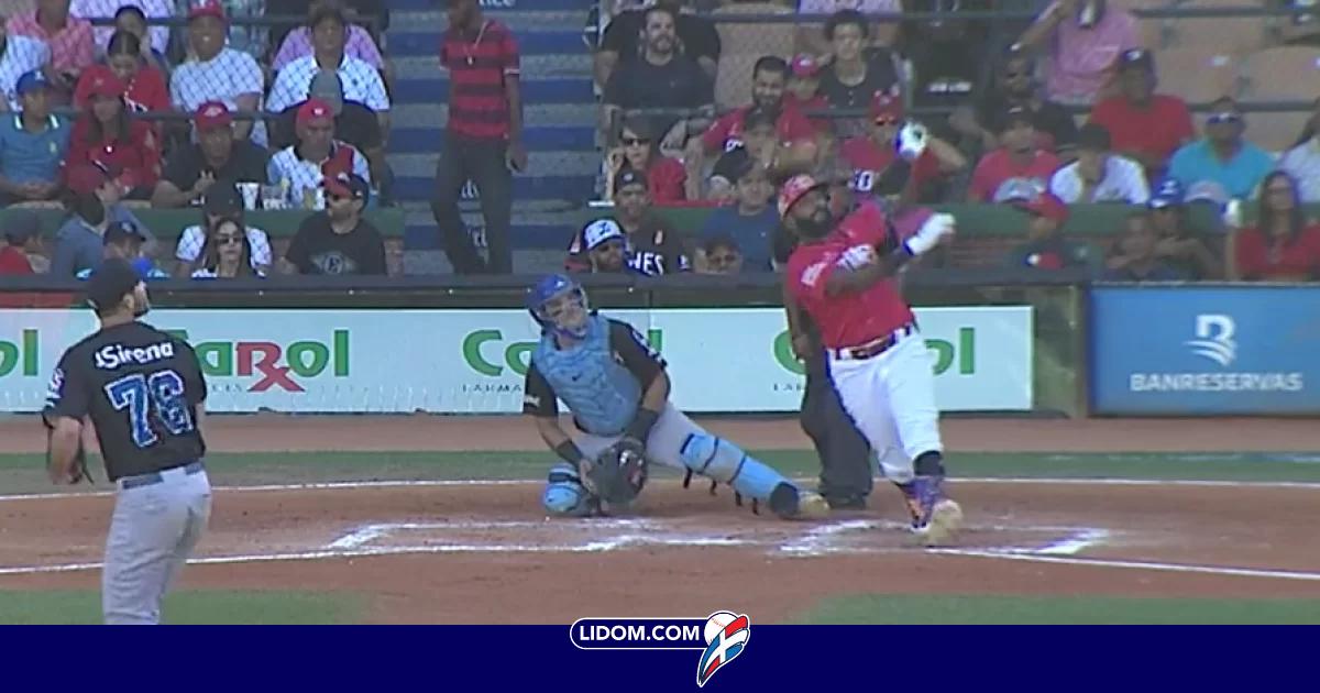 Junior Caminero tiene el jonrón más largo del Round Robin | Lidom
