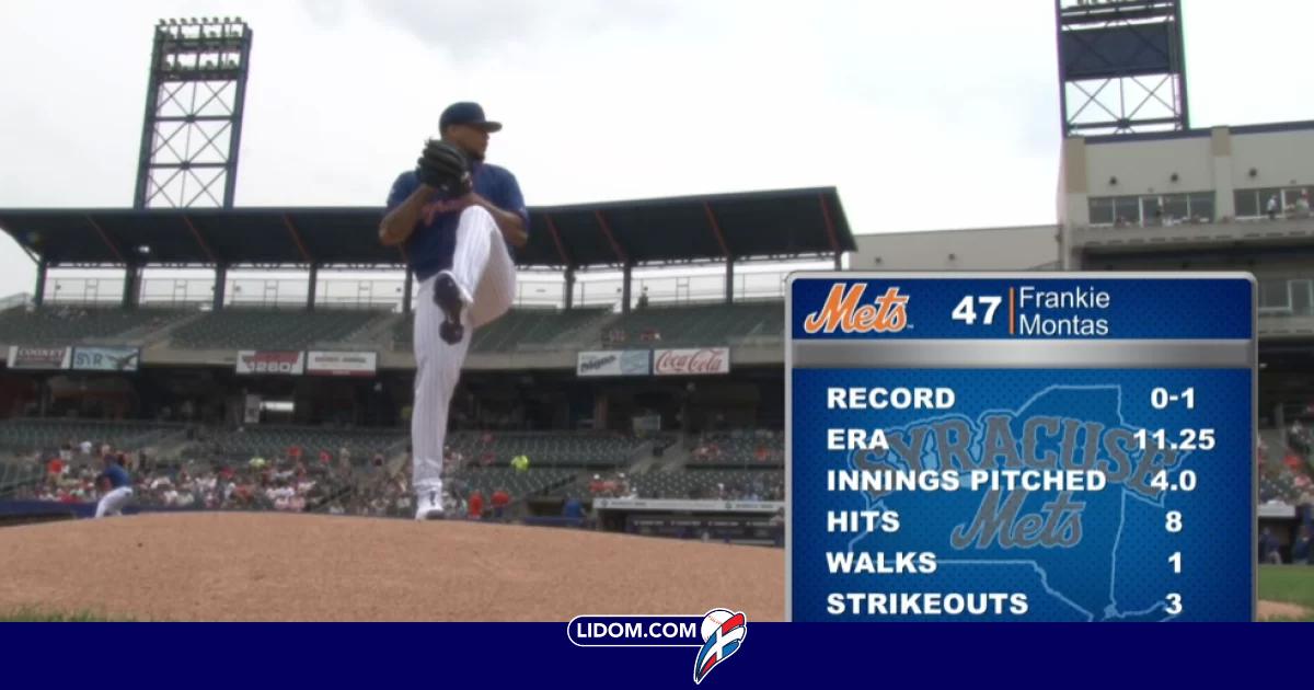 Frankie Montás con dificultades en su segunda apertura en AAA | Lidom