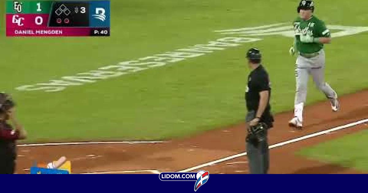 Josh Lester conecta su tercer cuadrangular de la temporada | Lidom