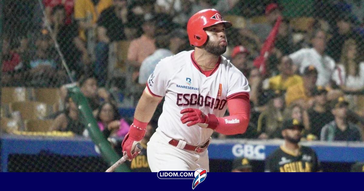 José Marmolejos decide segundo juego ante Aguilas | Lidom