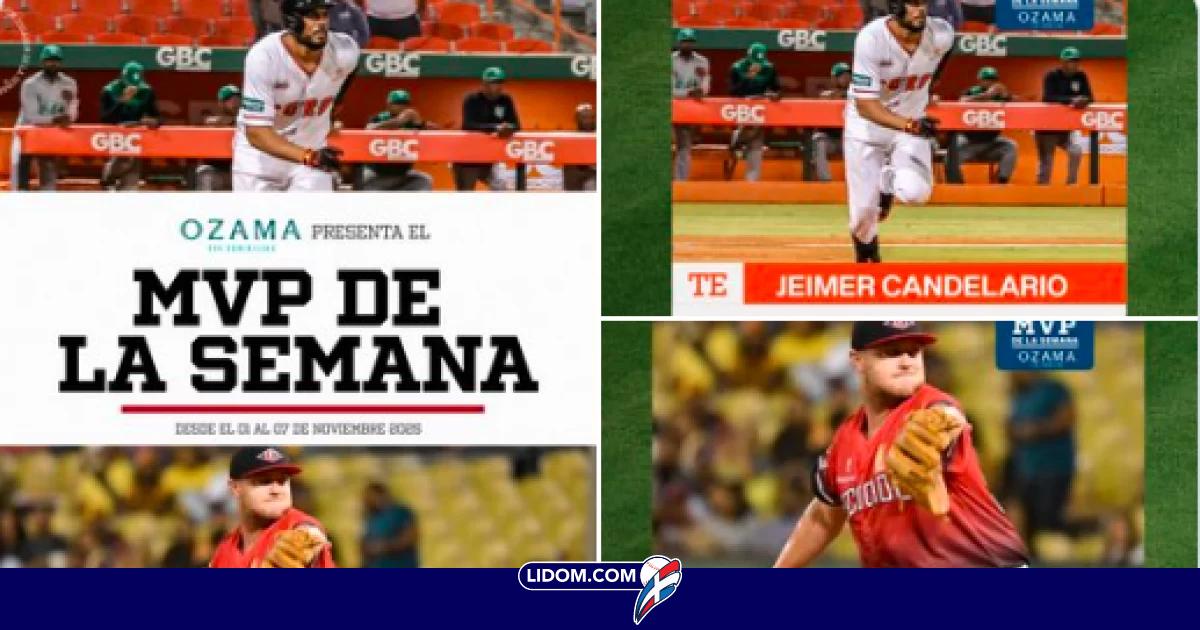 Jeimer Candelario y Travis Lakins fueron los de la Semana | Lidom